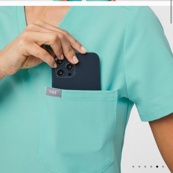 Figs | Pants & Jumpsuits | Nwt Figs Aqua Scrub Set Cat Top Zamora ...